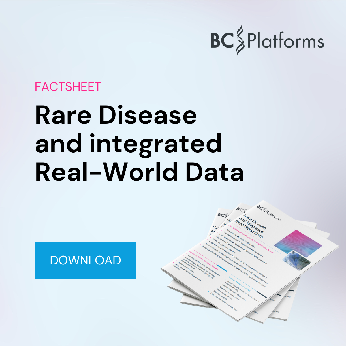 Rare Disease and Integrated Real-World Data Factsheet